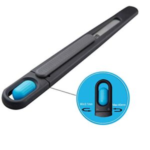 Precision Pen Knife Safety Box Cutter - Self Retractable, Slim, Adjustable blade length with Turning Knob - Perfect for Trimming, Crafts, Packages and PCB Board Work, Ideal for Cast Vinyl Company.…