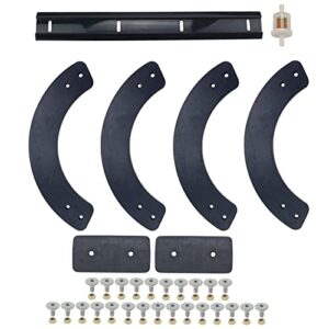 anto snowblower paddles set for mtd 753-04472 735-04032 735-04033 753-0447 scraper bar 731-1033 with hardware kit