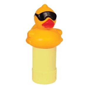 game 17201-bb derby duck spa chemical dispenser, yellow