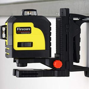 Firecore Multi-Function Laser Level Mount, Magnetic Bracket Adapter, Adjustable 1/4" and 5/8" Thread Wall Mounted Positioning Base with Spring Clip（FM80）