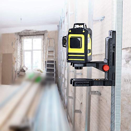 Firecore Multi-Function Laser Level Mount, Magnetic Bracket Adapter, Adjustable 1/4" and 5/8" Thread Wall Mounted Positioning Base with Spring Clip（FM80）