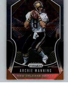 2019 panini prizm #297 archie manning new orleans saints nfl football trading card