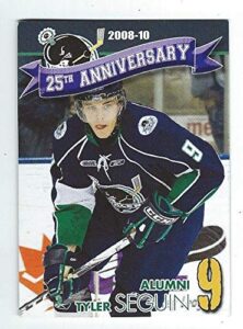 tyler seguin plymouth whalers team issued alumni card dallas stars - slabbed hockey cards