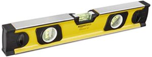 amazon basics 16-inch heavy duty shock resistant aluminum alloy magnetic spirit level