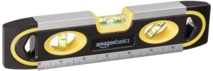 amazon basics 24-inch heavy duty shock resistant aluminum alloy magnetic spirit level