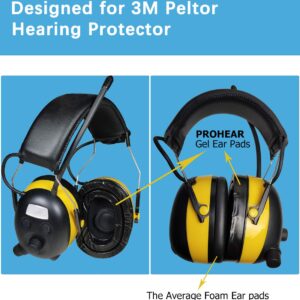 PROHEAR GEP01 Gel Ear Pads (Upgraded) for 3M PELTOR Headsets