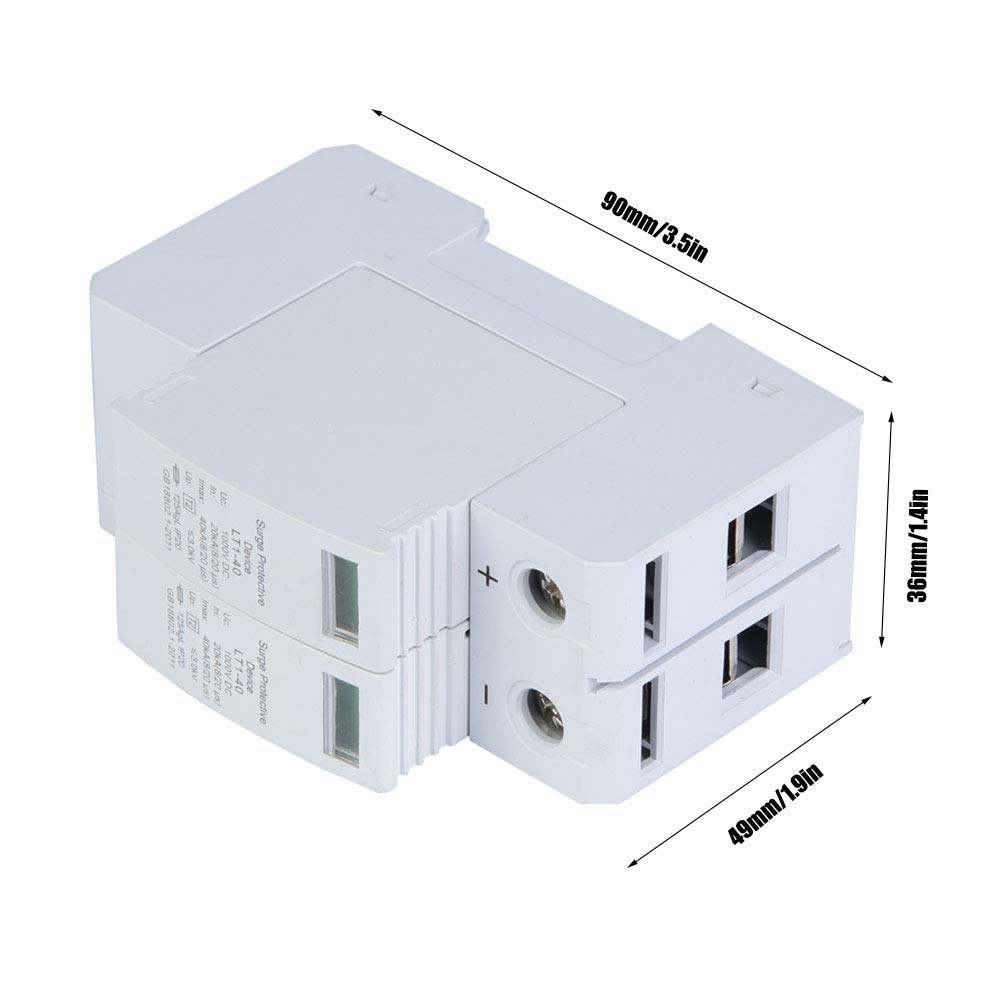 2P Surge Protective Device DC Photovoltaic Lightning Protector Low-voltage Arrester (2P40KA)