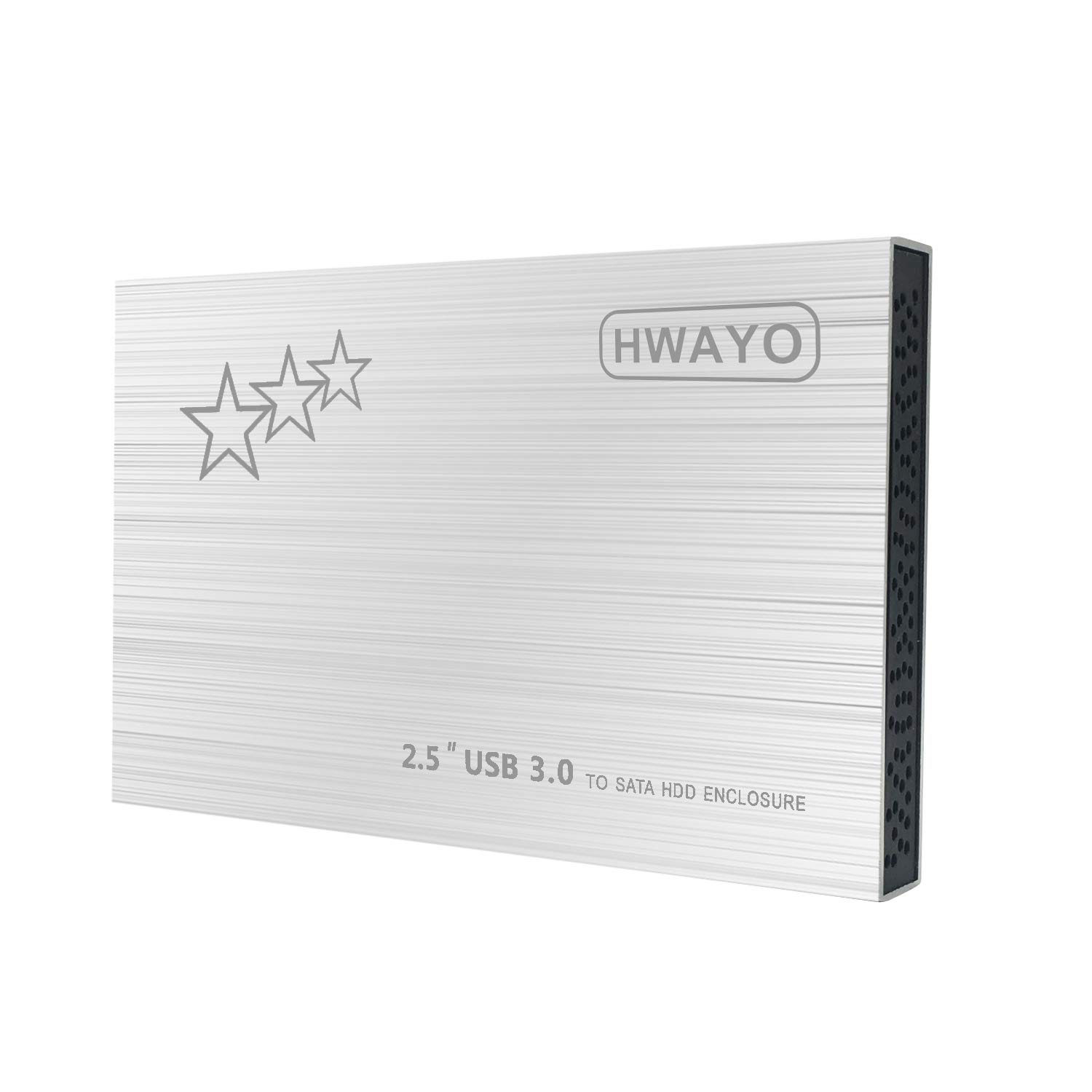 HWAYO 750GB External Hard Drive Portable 2.5'' Ultra Slim HDD Storage USB 3.0 for PC, Laptop, Mac, Chromebook, Xbox One (Silver)