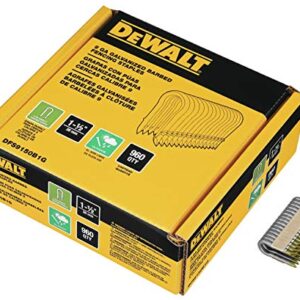 DEWALT DFS9150B1G 1.5" 9 GA Galvanized Barbed Fencing Staples