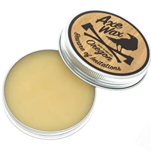 Axe Wax Premium Blade Care - 2oz (60ml) of Quick-Drying Wax for Protecting and Restoring Axes, Knives, EDC, Damascus, San-Mai, Carbon Steel, Gun Stocks, Knife, Wood Cutting board, Leather, and More