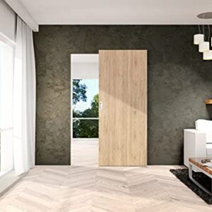 Milcasa Magic 2 – Wall Mount Concealed Sliding System for Wood Doors (Door is NOT Included) - Completely Concealed Hardware and Track (1800) Made in Italy