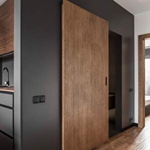 Milcasa Magic 2 – Wall Mount Concealed Sliding System for Wood Doors (Door is NOT Included) - Completely Concealed Hardware and Track (1800) Made in Italy