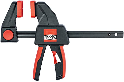 BESSEY EHK SERIES - 300 lb Clamping Force - 18 in - EHKL18 Trigger Clamp Set - 3.125 in. Throat Depth - Wood Clamps, Tools, & Equipment for Woodworking, Carpentry, Home Improvement, DIY