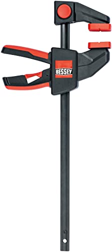 BESSEY EHK SERIES - 300 lb Clamping Force - 18 in - EHKL18 Trigger Clamp Set - 3.125 in. Throat Depth - Wood Clamps, Tools, & Equipment for Woodworking, Carpentry, Home Improvement, DIY