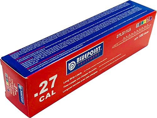 0.27 Caliber Red Shot Strip Loads, Power Fasteners Actuated Powder Loads (100-Count)