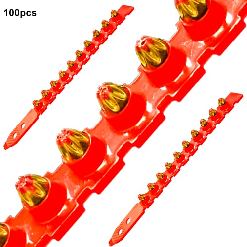 0.27 Caliber Red Shot Strip Loads, Power Fasteners Actuated Powder Loads (100-Count)