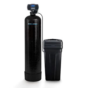 pro+aqua whole house water softener high demand heavy duty 80,000 grain capacity 1" ports