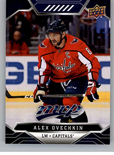 2019-20 Upper Deck MVP Blue Factory Set Parallel Hockey #218 Alexander Ovechkin Washington Capitals Official NHL Trading Card From UD