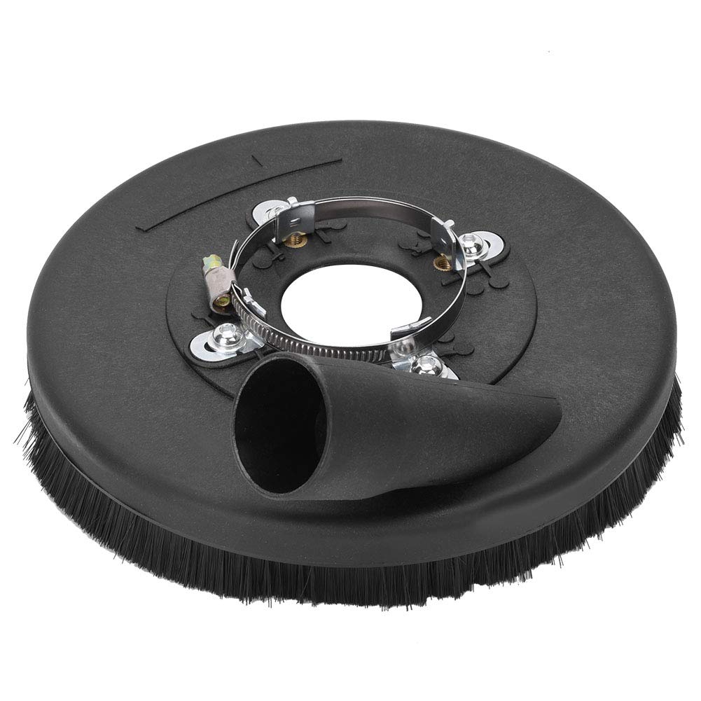 Angle Grinder Dust Shroud, 7 Inch Dry Grinding Dust Collector Shroud Cover for 180/230mm Angle Grinder Concrete Grinder B-180G