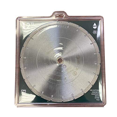 VTXMax VSS 12 inch Dry or Wet Cutting General Purpose Power Saw Segmented Diamond Blades for Concrete Stone Brick Masonry (12")