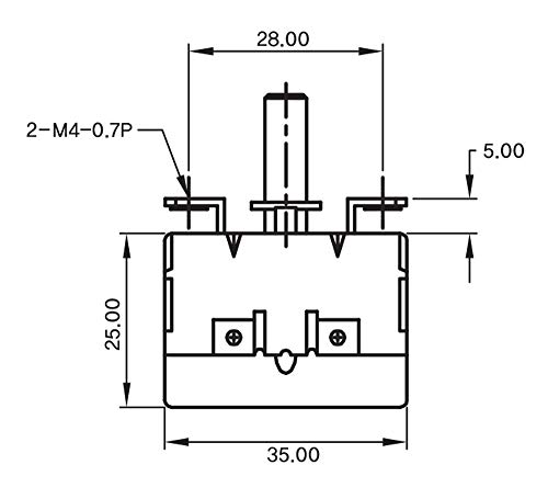 Capillary Thermostat TS-120SR 32-248F, 20A / 250V