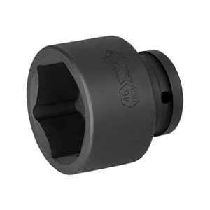 jetech 3/4" dr 46mm impact socket, standard impact socket with 6-point design, chrome molybdenum alloy steel, metric