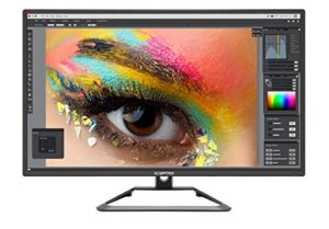 sceptre ips 27" 4k uhd led monitor up to 75hz displayport hdmi dvi build-in speakers, frameless machine black 2020 (u279w-4000r)