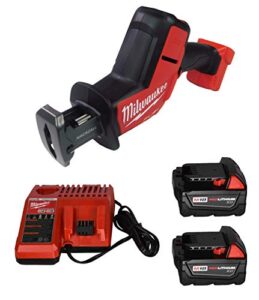 milwaukee 2719-20 reciprocating saw,2pc. 48-11-1828 3ah batt, 48-59-1812 charger