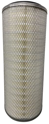 Braden Filtration Dust Collector Filter - Height: 26" OD: 12.75" ID: 8.375" / Nanofiber FR, Open-Open pans - MADE IN USA