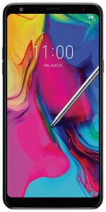 lg stylo 5 smartphone, 32gb memory, unlocked cellular - aurora black (renewed)