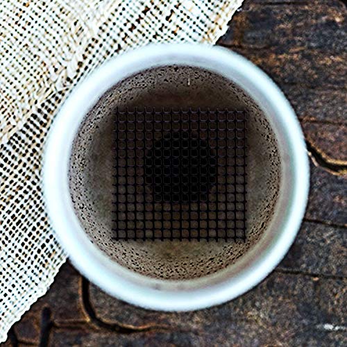 Maxmoral 30pcs Flower Pot Hole Mesh Pads Plastic Square Thicken Breathable Net Bottom Grid Mat for Bonsai Garden Supplies