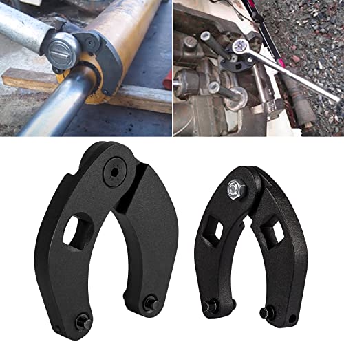 1266 Adjustable Gland Nut Wrench and 7463 Small Universal Gland Wrench for Hydraulic Cylinders on Skid Steer Loaders, Most Farm and Construction Equipment (Set of 2)