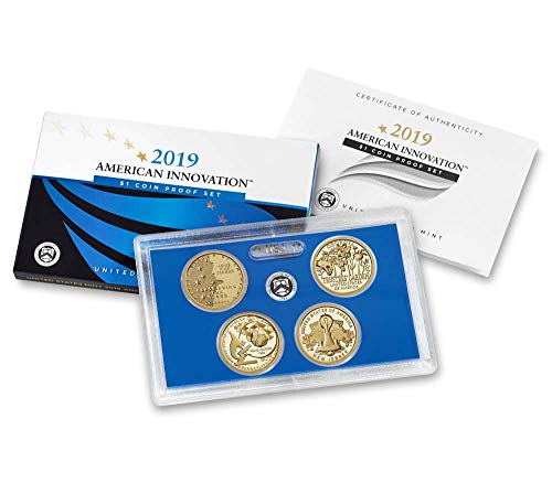 2019 S American Innovation Proofs 2019 American Innovation Proof Set 4 Deep Cameo Proofs In Original Packaging With COA. PF