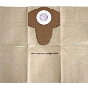 Vac BIG55001 Vacuum Filter Bags, 3 Pack | Designed to Fit 4 to 12 Gallon Kubota, Big Vac TOOLMASTER, & FIXMAN Vacuums| Fits 4 Gallon Kubota Shop Vac from Costco | Shop Vac Filtered Vacuum Bags