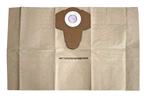 Vac BIG55001 Vacuum Filter Bags, 3 Pack | Designed to Fit 4 to 12 Gallon Kubota, Big Vac TOOLMASTER, & FIXMAN Vacuums| Fits 4 Gallon Kubota Shop Vac from Costco | Shop Vac Filtered Vacuum Bags