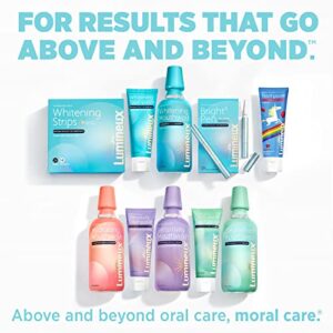 Lumineux Teeth Whitening Kit - Includes 7 Whitening Treatments, 1 Mouthwash, 1 Toothpaste & 1 Toothbrush - Natural & Enamel Safe for Sensitive Teeth - Fluoride Free, SLS Free & Dentist Formulated