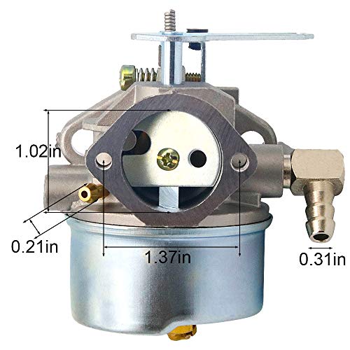 OH318SA Carburetor Kit for Tecumseh 640169 Carburetor Fits OHSK90 OHSK80 OHSK100 King Sears Craftsman Toro 38079 38542 38546 38547 38558 38559 38560 38650 38651 11.5HP SnowBlower 640169 Carburetor