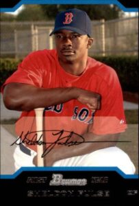 2004 bowman #305 sheldon fulse fy rc mlb baseball trading card