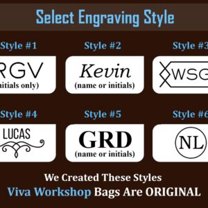 Personalized Leather Dopp Kit For Men – Unique Anniversary Gift, Birthday Gift, Father & Groomsmen Gift – Mens Handcrafted Travel Bag for Toiletries, Shaving & Grooming Kit – Toiletry Bag Made in USA