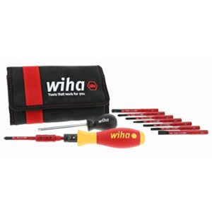 wiha 28789 11 piece insulated torquevario-s (10-50 in/lbs) and slimline blade set