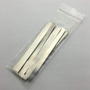 tool parts 0.1mm x 2mm x 100mm 100pcs pure nickel plate strap strip sheets 99.96% for battery spot welding machine welder equipment