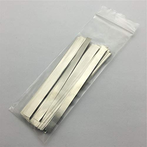 Tool Parts 0.1mm x 2mm x 100mm 100pcs Pure Nickel Plate Strap Strip Sheets 99.96% for battery spot welding machine Welder Equipment