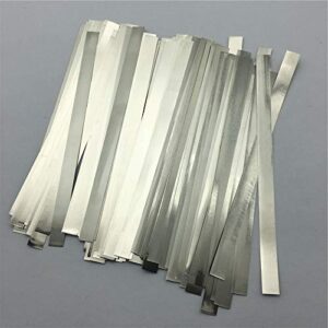 Tool Parts 0.1mm x 2mm x 100mm 100pcs Pure Nickel Plate Strap Strip Sheets 99.96% for battery spot welding machine Welder Equipment