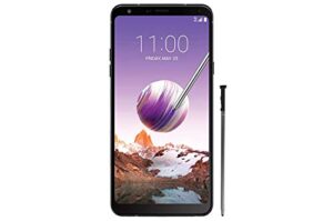 lg stylo 4 q710 6.2in 16gb android smartphone carrier unlocked gsm - aurora black (renewed)