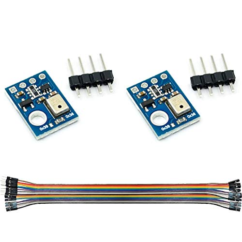 DAOKI 2Pcs Temperature and Humidity Sensor Module AHT10 Measurement Module High Precision I2C Communication Replace DHT11 SHT20 AM2302 with Dupont Cable