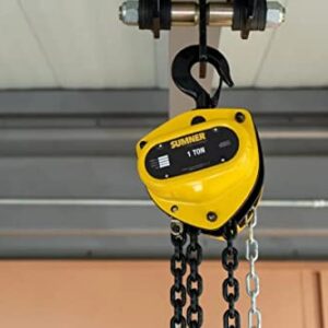 Southwire Tools Southwire Sumner 787564 1 Ton Chain Hoist with 20 ft. Chain Fall