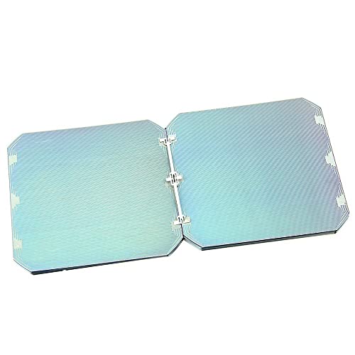 Sunpower Flexible Solar Cells E60 C60 5x5 3.6W Monocrystalline Cells for DIY Panels (20, 2 Busbars Per Cell)