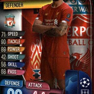 2019-20 Topps UEFA Champions League Match Attax #LIV 3 Virgil van Dijk LIVERPOOL FC Official Futbol Soccer Trading Card Game Playing Card