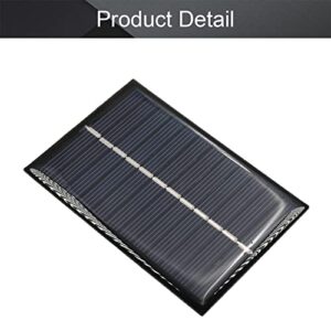 Fielect 6V 0.6W Polycrystalline Mini Solar Panel Module DIY for Light Toys Charger 90x60mm 1Pcs