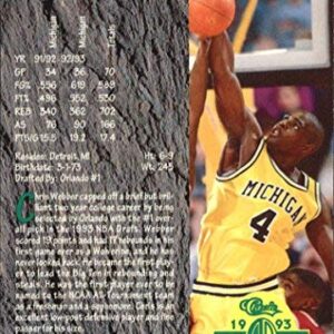 1993 Classic Four Sport #1 Chris Webber Trading Card